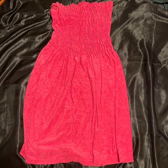 Just Love | Dresses | Hot Pink Beach Cover Up Dress | Poshmark
